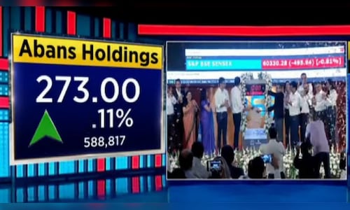 Abans Holdings की सपाट लिस्टिंग, NSE पर 273 रुपये और BSE पर 270 रुपये ...