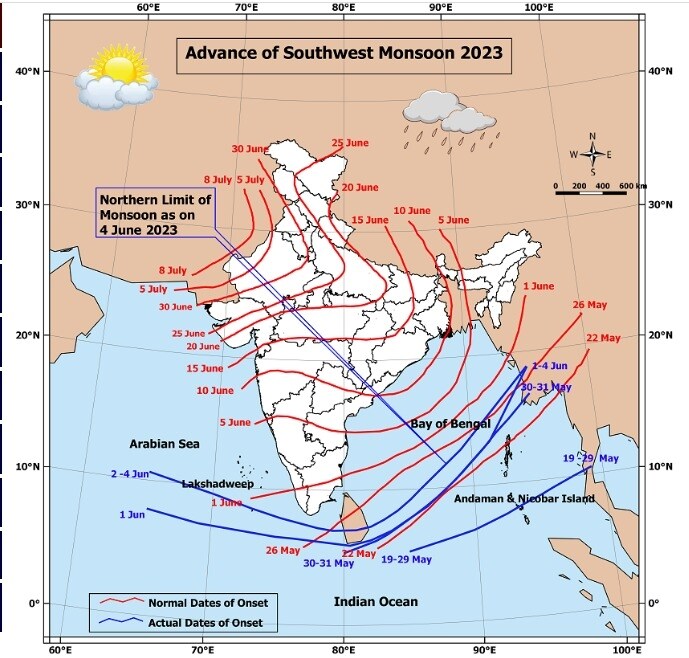 Monsoon 2023: मानसून को लेकर आया बड़ा अपडेट, कहां तक पहुंचा, जानिए पूरी ...