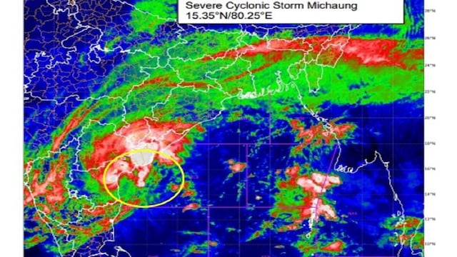 Cyclone Michaung Live: 194 गांवों, 40 लाख लोग प्रभावित, उखड़े पेड़ ...