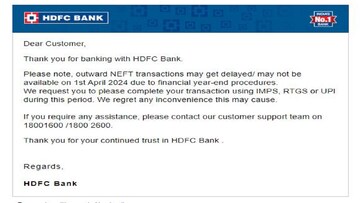 अलर्ट! HDFC Bank के करोड़ों ग्राहकों को आज नहीं मिलेगी ये सुविधा, सैलरी ...