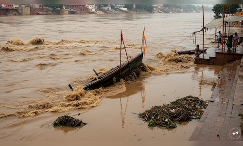 Ganga Water Level: लगातार मूसलधार बारिश से बढ़ा गंगा नदी का जलस्‍तर ...