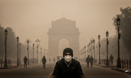 Delhi News: दिल्ली का लगभग हर हिस्सा जहरीली हवा में डूबा, इंडिया गेट भी ...