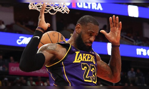 LeBron, Bronny play together for LA Lakers in a record first for the ...