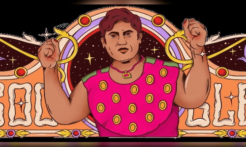 Google Doodle pays tribute to India's first female wrestler Hamida Banu ...