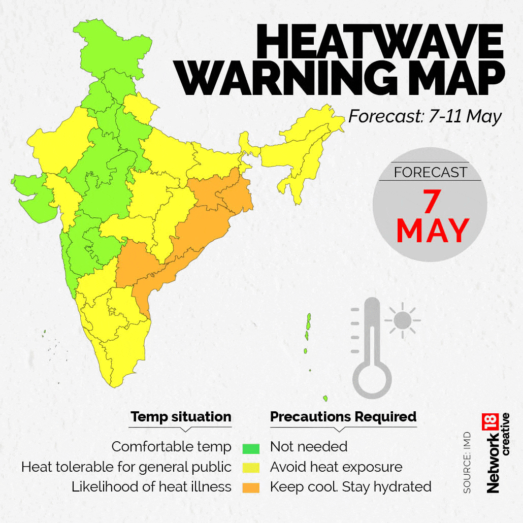 Fresh spell of heat wave likely over Gujarat, Rajasthan and west MP ...