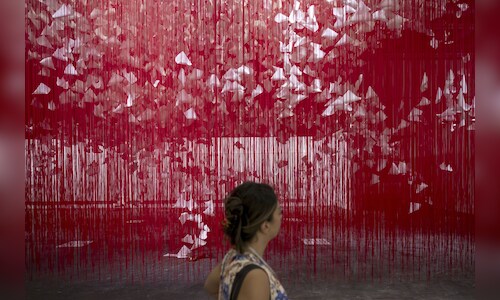 Fascinating images from the International Art Fair in Basel ...