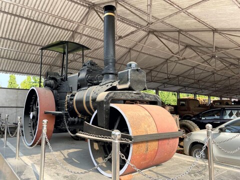 British-era steamroller rescued from Patna Museum, restored by road ...