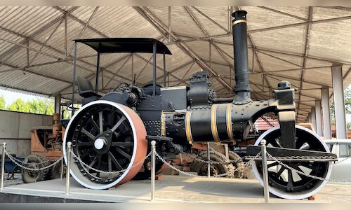 British-era steamroller rescued from Patna Museum, restored by road ...