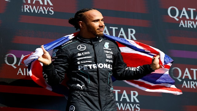 British GP: Lewis Hamilton breaks Michael Schumacher's record to clinch ...