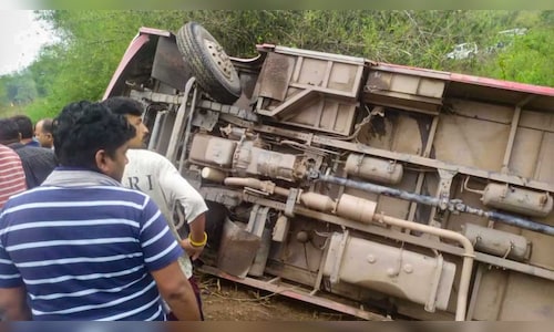 40 school students injured after Haryana roadways bus overturns in ...