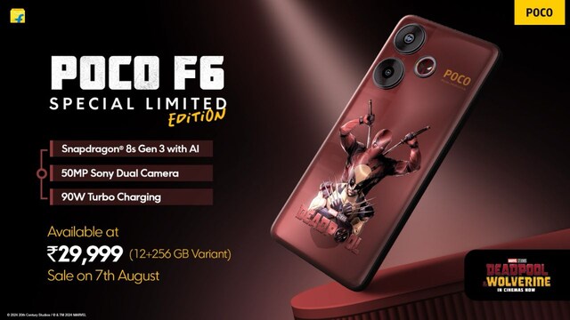 POCO F6 Deadpool Limited Edition launches in India: Check price ...