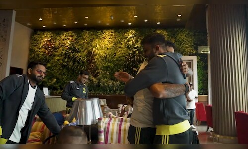 Watch: Post T20 captaincy race, Surya-Hardik 'hug it out' ahead of Sri ...