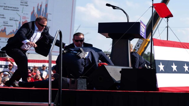 Donald Trump shooting: Photos from the Pennsylvania rally where former ...