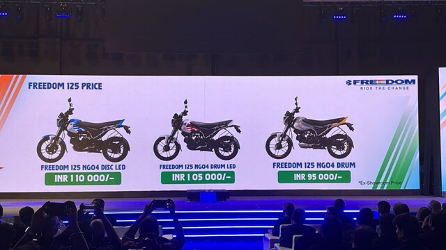 Bajaj Auto launches world’s first CNG motorcycle named Freedom with ...