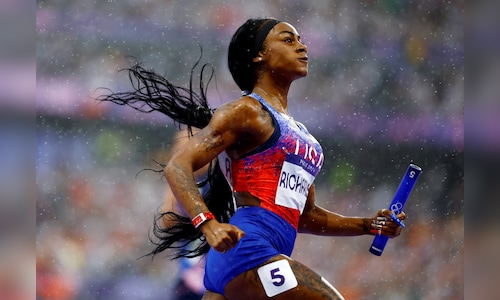 Watch: Sha'carri Richardson's viral video of USA's relay gold at Paris ...