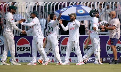 Bangladesh registers historic 10-wicket win after Pakistan collapse to ...