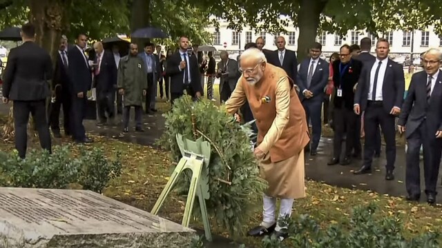 Pictures and quotes from PM Modi's Poland visit - CNBC TV18