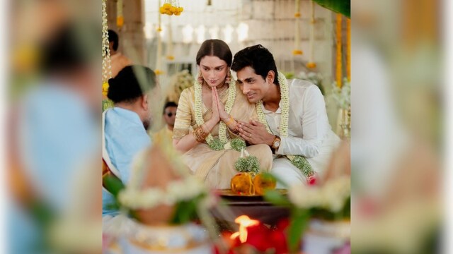 Aditi Rao Hydari-Siddharth Marriage: See stunning first wedding photos ...