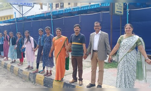Karnataka forms 2,500-km-long human chain to mark 'International Day of ...