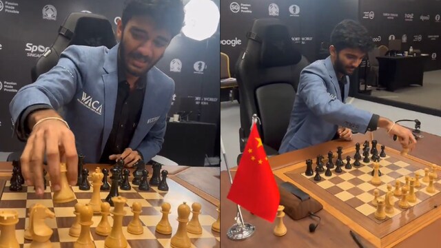Watch: After historic World Chess Championship win, Gukesh’s board ...