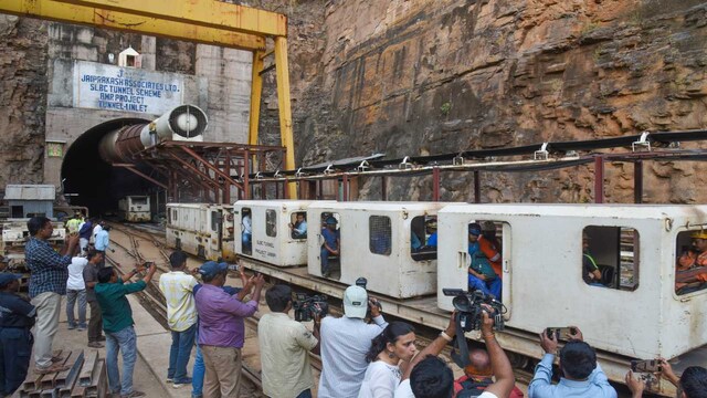 Telangana tunnel collapse day 11: Rescue op underway, damaged conveyor ...