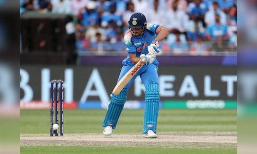 Shubman Gill out for eight, but his MRF bat grabs all limelight - CNBC TV18