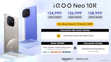 iQOO launches gaming-focused Neo 10R smartphone — Price, features and more - CNBC TV18
