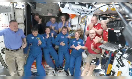 Watch | NASA's Sunita Williams, Butch Wilmore hug Crew-10 astronauts ...