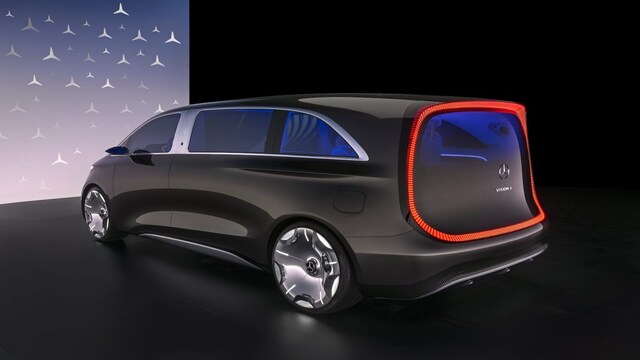 Mercedes-Benz debuts Vision V electric luxury van with 65-inch screen ...
