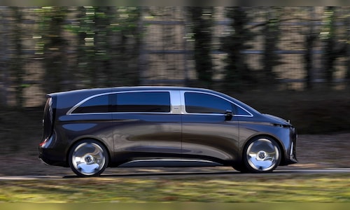 Mercedes-Benz debuts Vision V electric luxury van with 65-inch screen ...