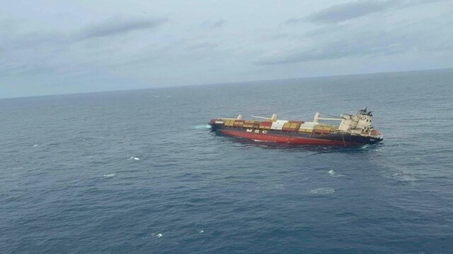 Liberian cargo ship sinks off Kerala coast, Indian Coast Guard rescues crew | In Pics - CNBC TV18