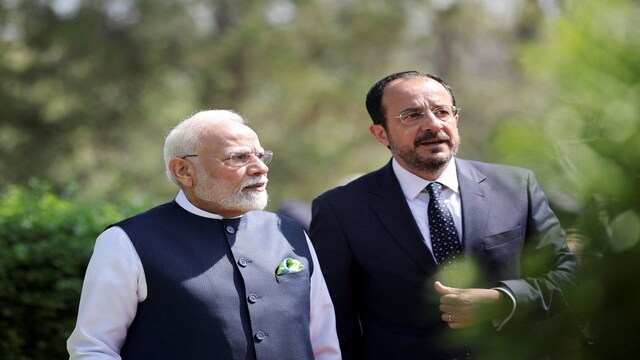 Modi Cyprus Visit: PM receives highest civilian honour, pushes for UPI ...