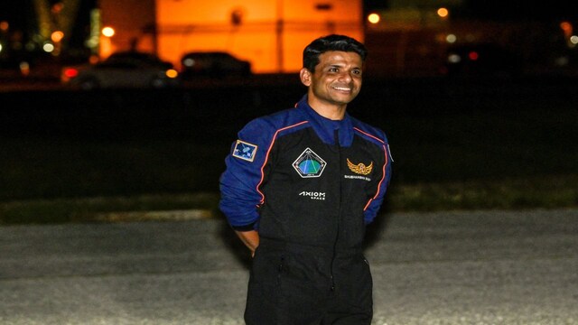 In Pics: Shubhanshu Shukla’s parents tear up as he begins 14-day space ...