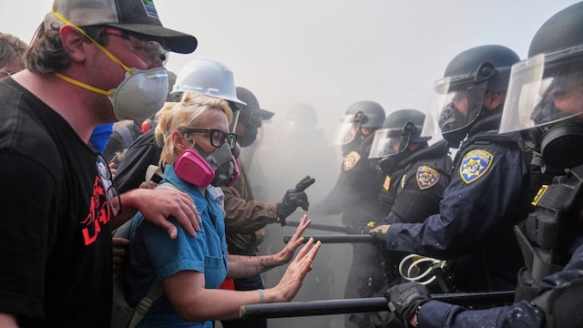 Los Angeles Protests Updates: LA police orders protestors to go home ...