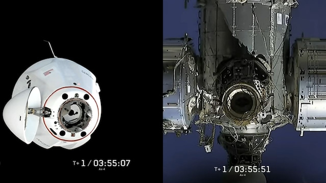 Axiom 4 mission Dragon Grace capsule docks with International Space ...