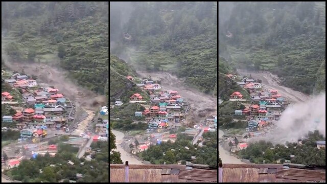 Uttarakhand flash flood wipes out Dharali village in minutes: Pictures ...