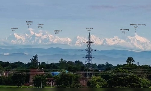 ‘So beautiful’: Breathtaking view of Himalayan peak from Bihar's ...