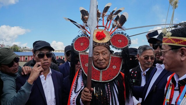 Naga rebel leader Thuingaleng Muivah returns home to Manipur after 50 ...