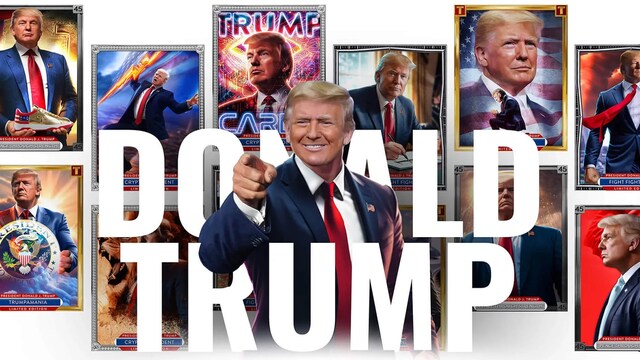 Donald Trump merchandise earns millions: Trading Cards, Watches ...