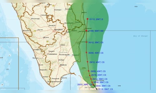 Cyclone Ditwah: High tides, strong winds and rainfall hit Tamil Nadu ...