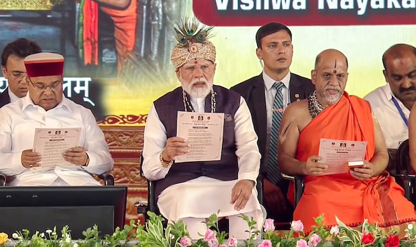 Modi unveils 77-ft Ram statue in Goa, holds Udupi road show and joins ...