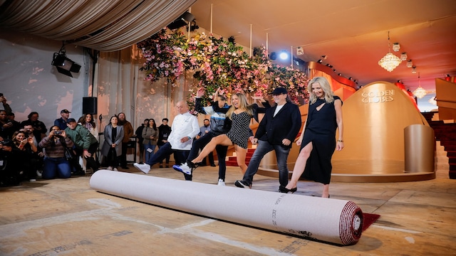 Golden Globes red carpet turns black as Ariana Grande, Chalamet and ...