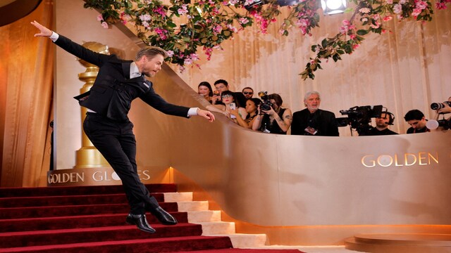 Golden Globes red carpet turns black as Ariana Grande, Chalamet and ...