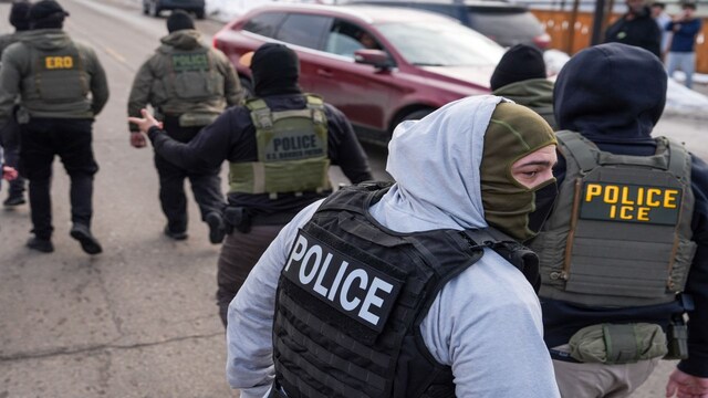 Trump Immigration Crackdown: Masked ICE agents spark backlash ahead of ...
