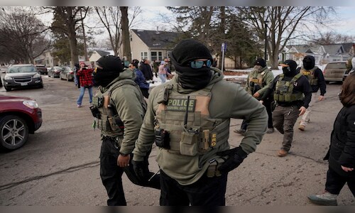 Trump Immigration Crackdown: Masked ICE agents spark backlash ahead of ...