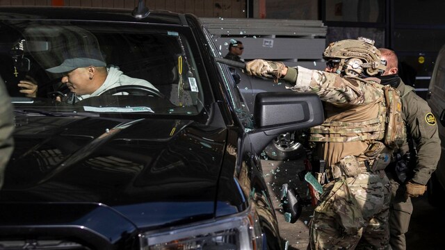 Trump Immigration Crackdown: Masked ICE agents spark backlash ahead of ...