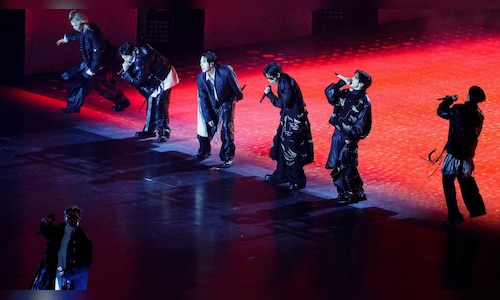 In Pictures | BTS reunite after four years with massive Seoul comeback ...