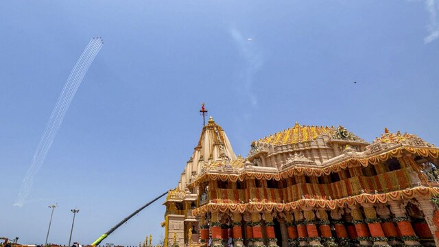 Somnath Amrut Mahotsav 2026: PM Modi joins Maha Puja, watches IAF Surya ...