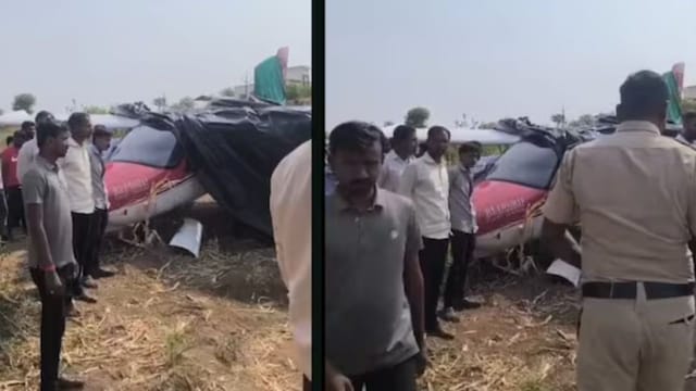 Red Bird Aviation training aircraft crash lands in Baramati's Gojubavi ...