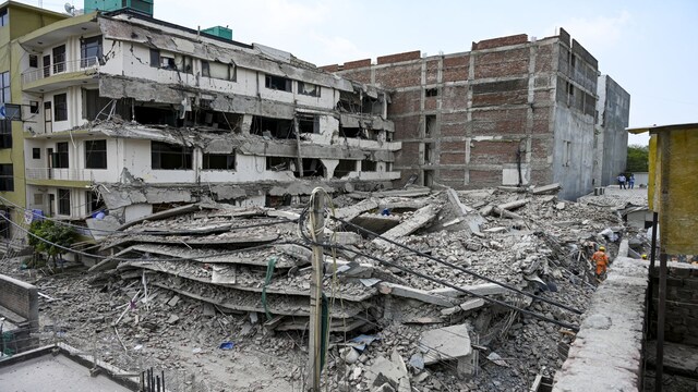 Saket building collapse: Student hub turned disaster site in seconds ...